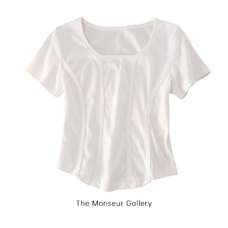 Jual The Monseur Gallery Atasan Crop Wanita Kaos Lengan Pendek Terbaru ... Jual The Monseur Gallery Atasan Crop Wanita Kaos Lengan Pendek Terbaru ...