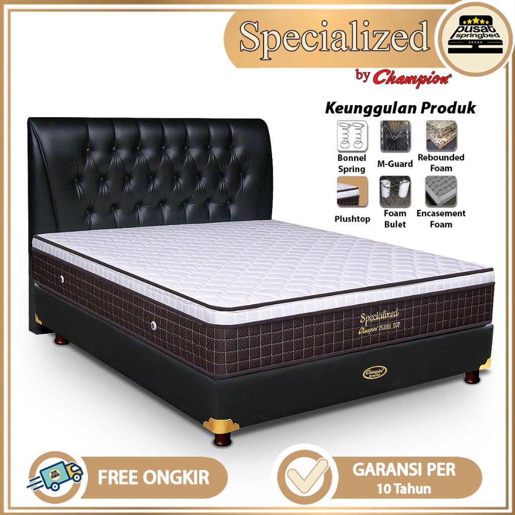 Jual [JABODETABEK] - Springbed Kasur Bonnel Spring Encasement Plushtop ...