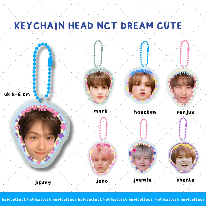 Jual Keychain (head) NCT DREAM (BACA DESKRIPSI) | Shopee Indonesia