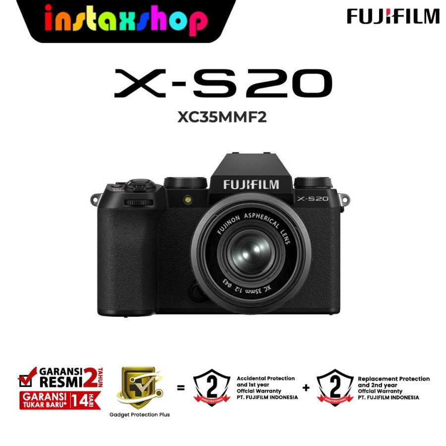 Jual Fujifilm X-S20 XS20 Body Kit XC 35mm F2.0 - Garansi Resmi | Shopee Indonesia
