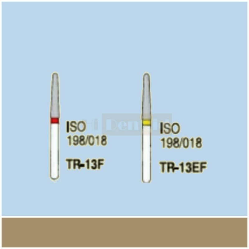 Jual Dental Diamond Round End Tapered Bur TR13F TR13EF | Shopee Indonesia