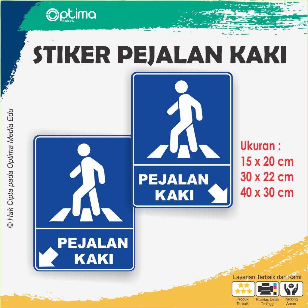 Jual Stiker Rambu Pejalan Kaki | Shopee Indonesia