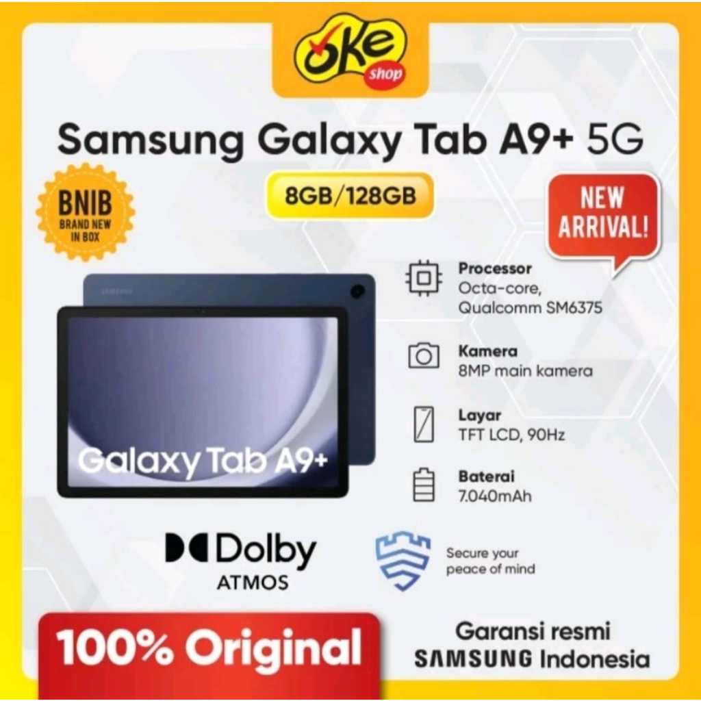 Jual Samsung Galaxy Tab A9 Plus + (SM-X216B) | Shopee Indonesia