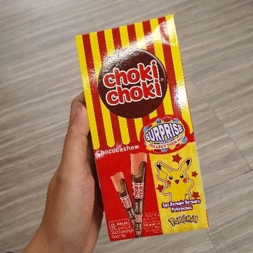 Jual CHOKI CHOKI Coklat with Surprise ( 5 sticks / pack ) 50gr | Shopee ...