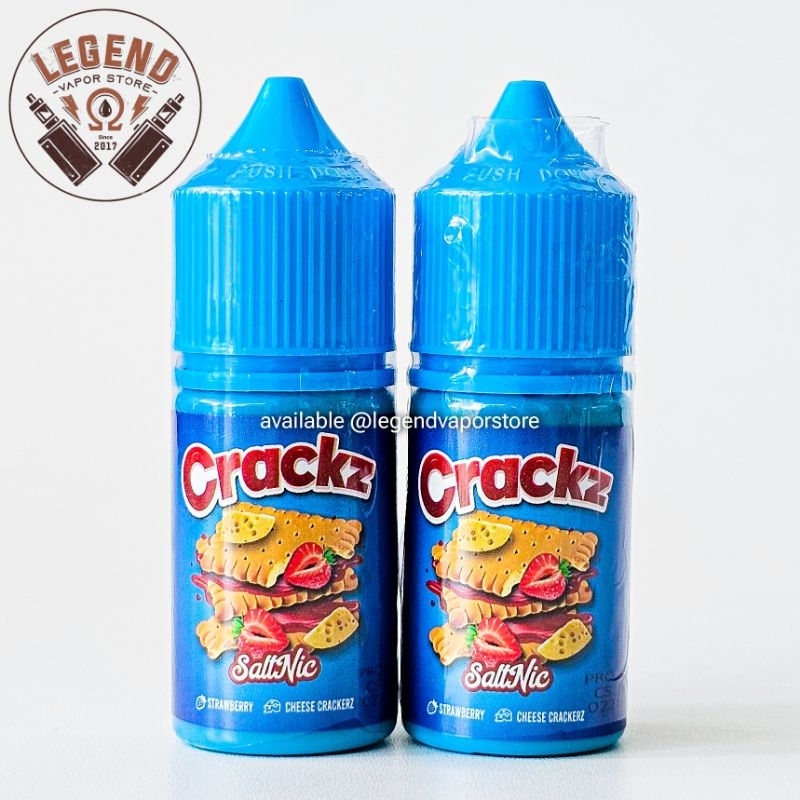 Jual SALT NIC - LIQUID CRACKZ Strawberry Cheese Crakerz 30ML 25MG AUTHENTIC | Shopee Indonesia