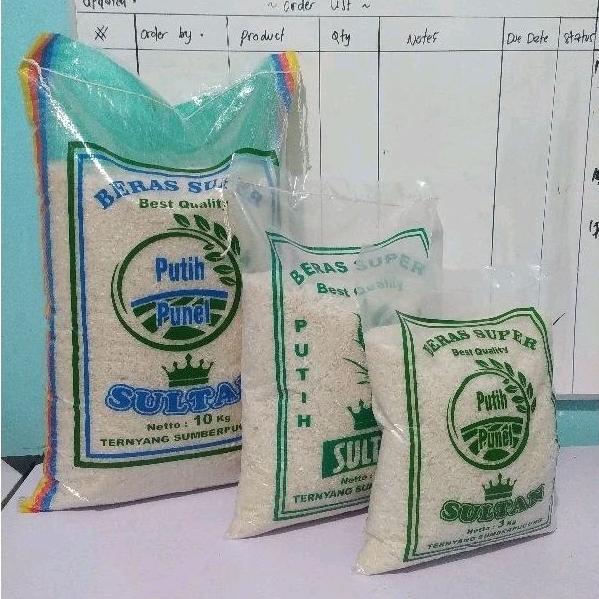 Jual 10 kg BERAS PUTIH PULEN SULTAN Langsung PENGGILINGAN | Shopee ...