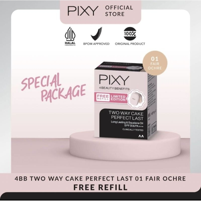 Jual PIXY TWC PERFECT LAST ( BUY 1 GET 1 REFILL ) & PIXY CONCEALLING ...