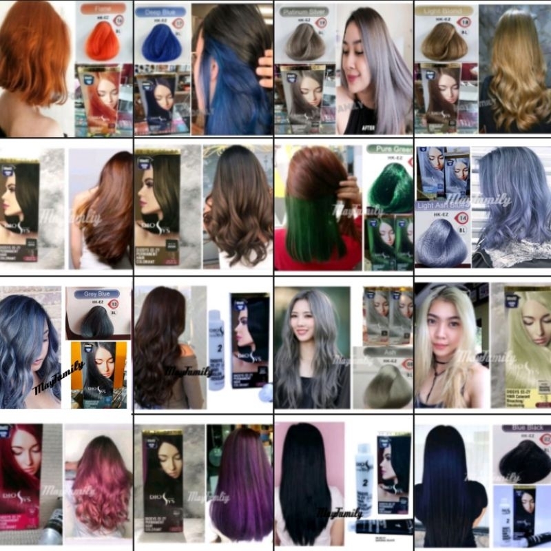 Jual Cat Pewarna Rambut Diosys / Cat Rambut Diosys / Hair Color Diosys ...