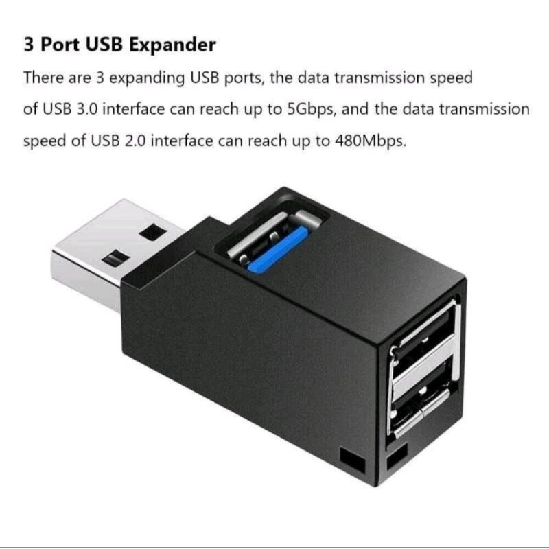 Jual Mini USB Hub Super Speed USB 3.0 3 Port | Shopee Indonesia