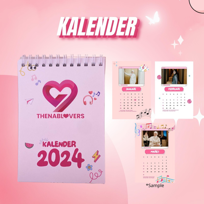 Jual KALENDER SPIRAL / KALENDER LUCU | Shopee Indonesia