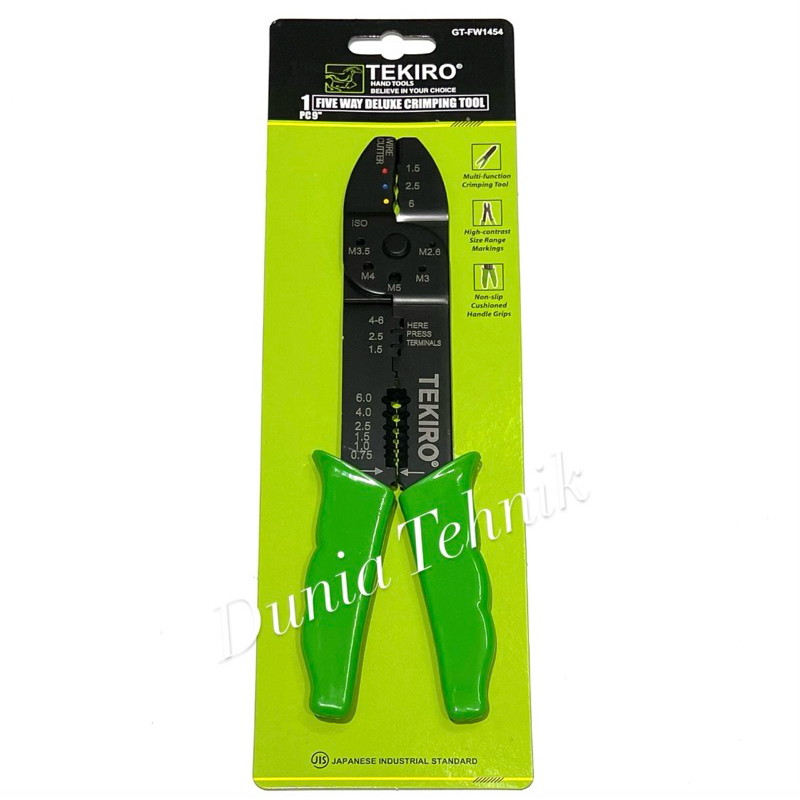 Jual TEKIRO Tang Kupas Kabel Crimping Tool 9” Tang Pengupas Kabel ...
