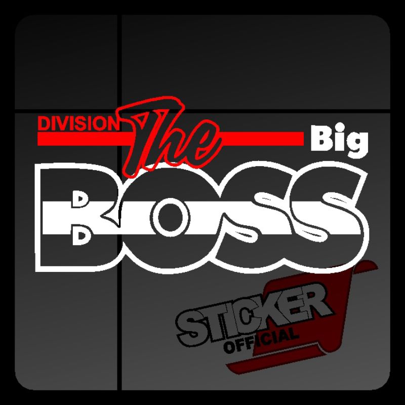 Jual stiker the big boss | Shopee Indonesia