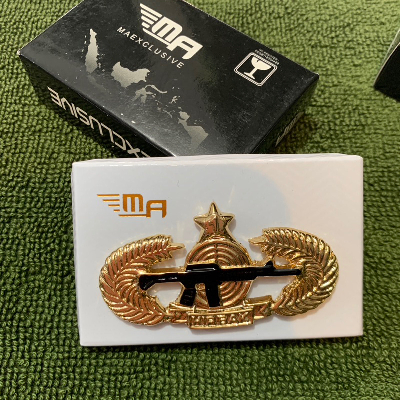 Jual [BREVET TNI PDH] PIN BREVET TENTARA MAHIR MENEMBAK HIRBAK 1 HIRBAK ...