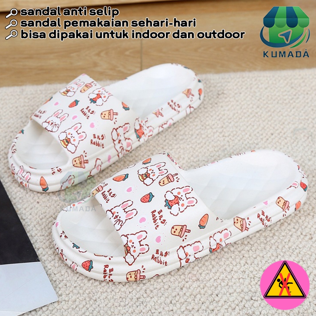 Jual Sandal Pria dan Wanita Dewasa Modern Sandal Karet Jelly Flat ...