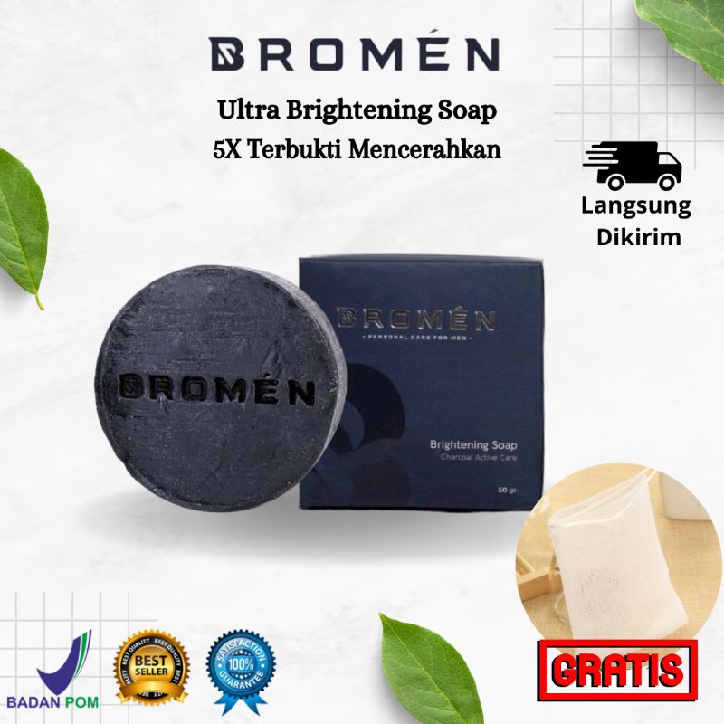 Jual Bromen Sabun Cowok Original Sabun Wajah Pria Penghilang Jerawat ...