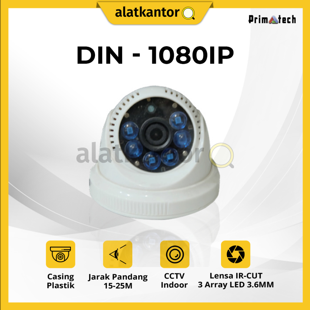 Jual CCTV Primatech DIN 1080 IP Camera | Shopee Indonesia