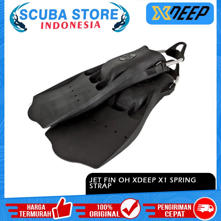 Jual Jet Fin Open Heel OH X Deep EX1 Spring Strap Fins Kaki Katak Bebek ...