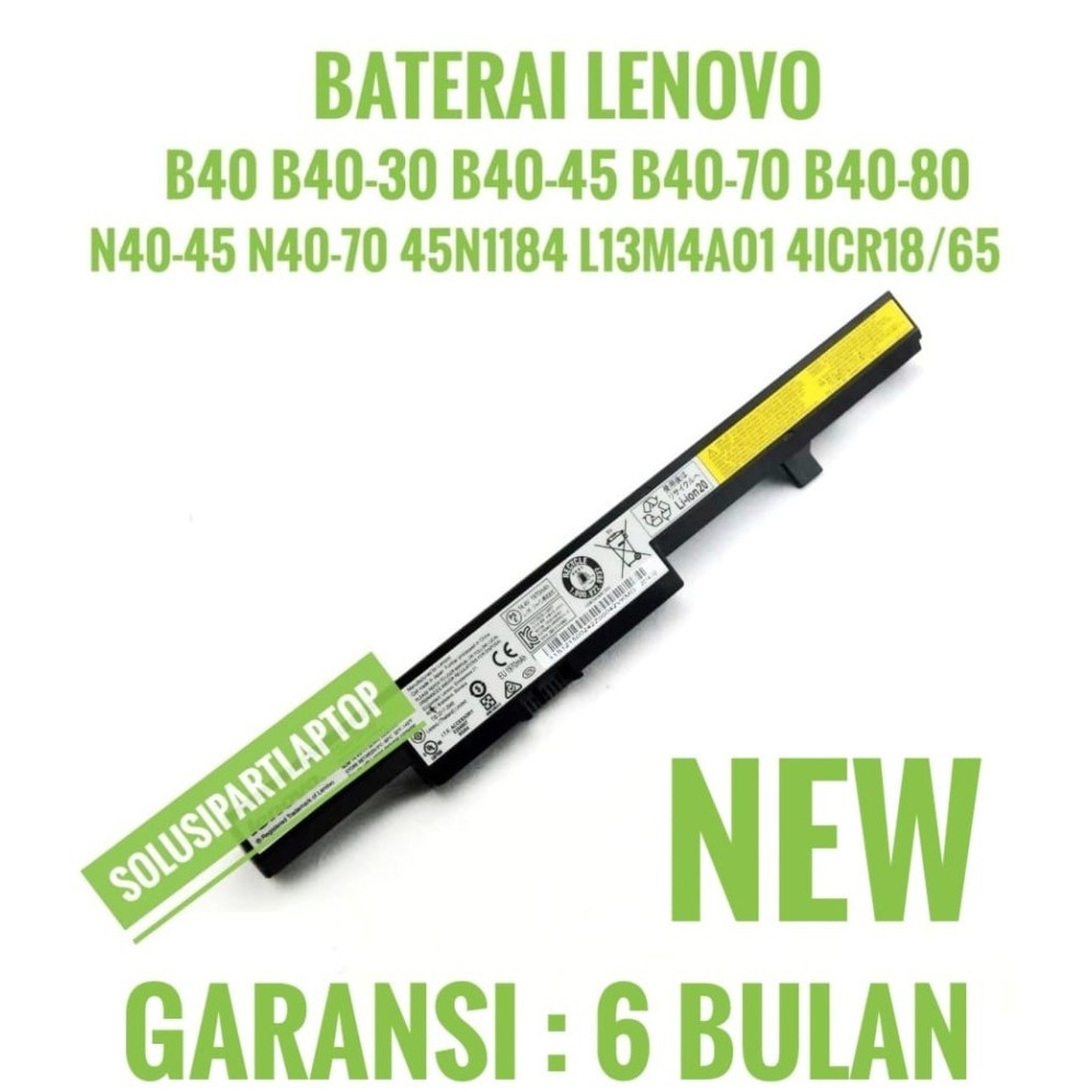Jual Baterai Lenovo B40 B40-30 B40-45 B50 L13L4A01 B40-70 | Shopee ...