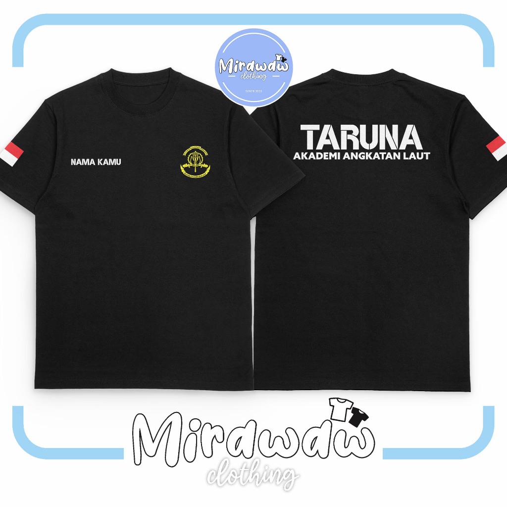 Jual Kaos Taruna Akademi Angkatan Laut Gratis Nama Kamu Baju Distro | Shopee Indonesia
