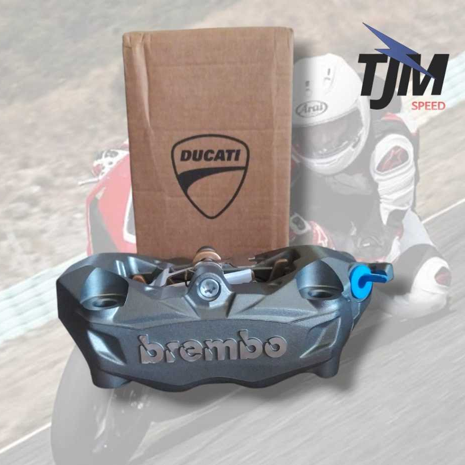 Jual Kaliper Brembo M432 M4 P32 100mm original Italy silver kanan | Shopee Indonesia