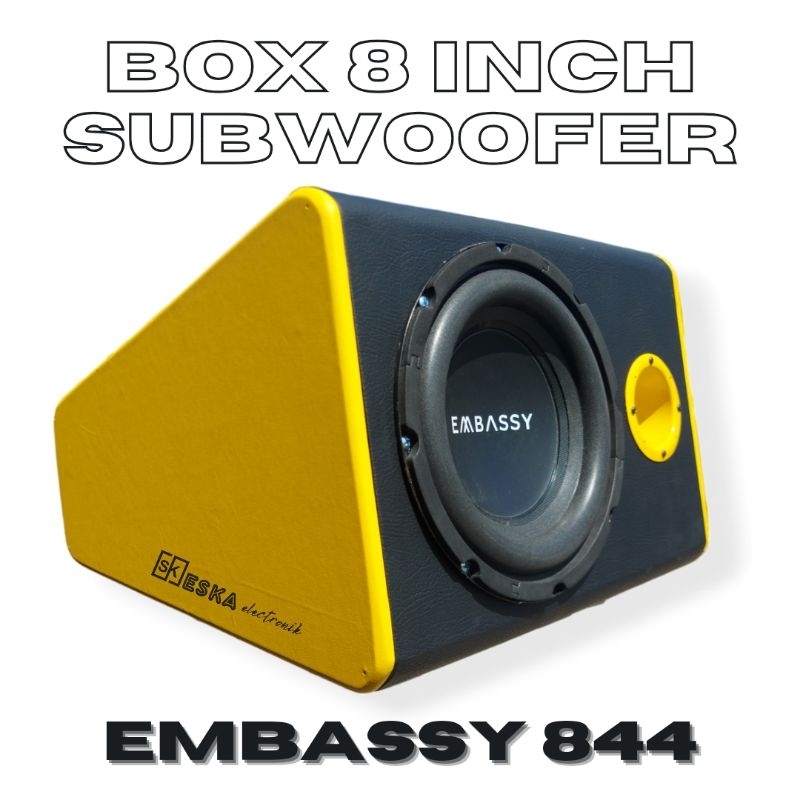 Jual Box Subwoofer 8 inch sudut Box Bass mantab cocok untuk rumah atau ...