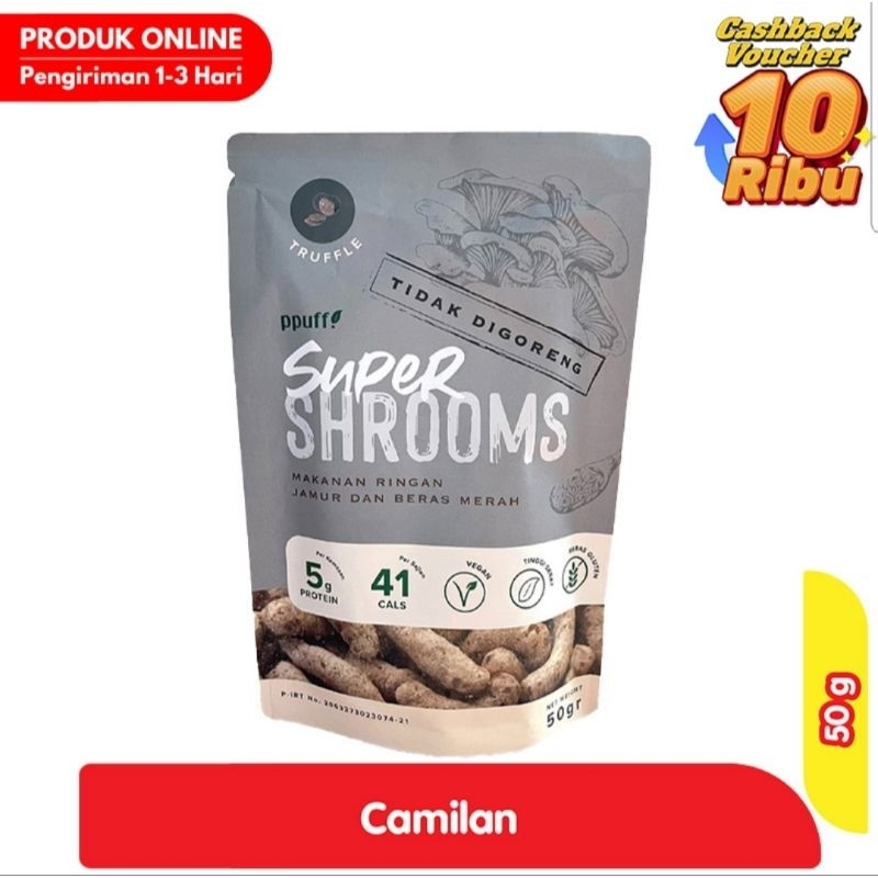 Jual ppuff! Supershrooms Truffle 50 g | Shopee Indonesia