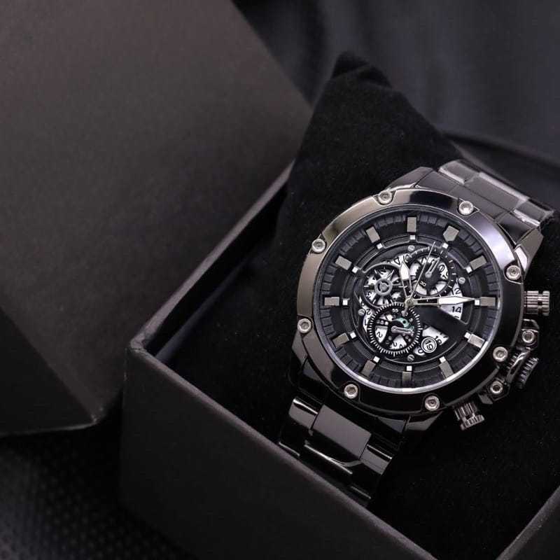 Jual Jam Tangan Pria FS 8165 Tanggal Rantai Sporty | Shopee Indonesia