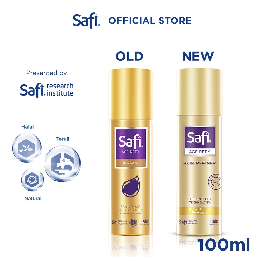 Jual SAFI Age Defy Gold Water Essence/ Serum/ Cleanser/ Youth Elixir ...