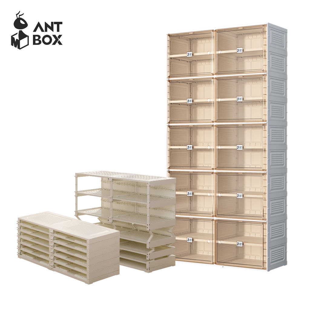 Jual ANTBOX Lemari Sepatu Ready Stock Kapasitas 16-40 Pasang Sepatu Kabinet Serbaguna Lemari ...