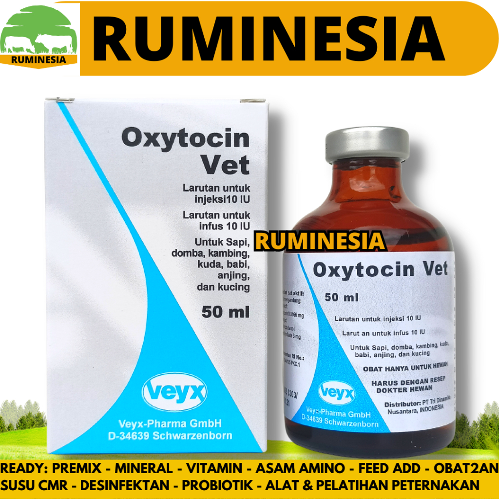 Jual OXYTOCIN VET 50ML VEYX - Obat Oksitosin Hormon Kontraksi Uterus ...