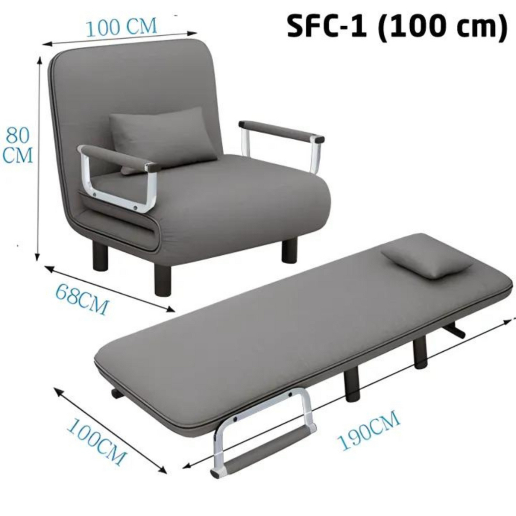 Jual DBest Group - Sofa Bed Sofa Lipat Berbahan Busa Tebal SFC-1 100 CM ...