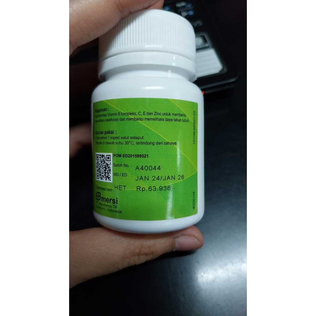 Jual Sivit Zinc Multivitamin (vitamin B kompleks & Vitamin C + Zinc ...