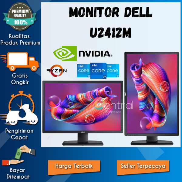 Jual LED Monitor 24 Inch Dell U2412M FHD IPS ( Second Mulus ) | Shopee ...