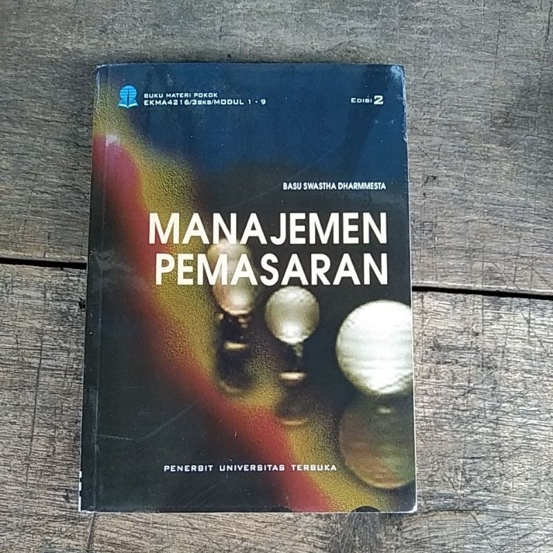 Jual Original Manajemen Pemasaran Basu Swastha Universitas Terbuka ...