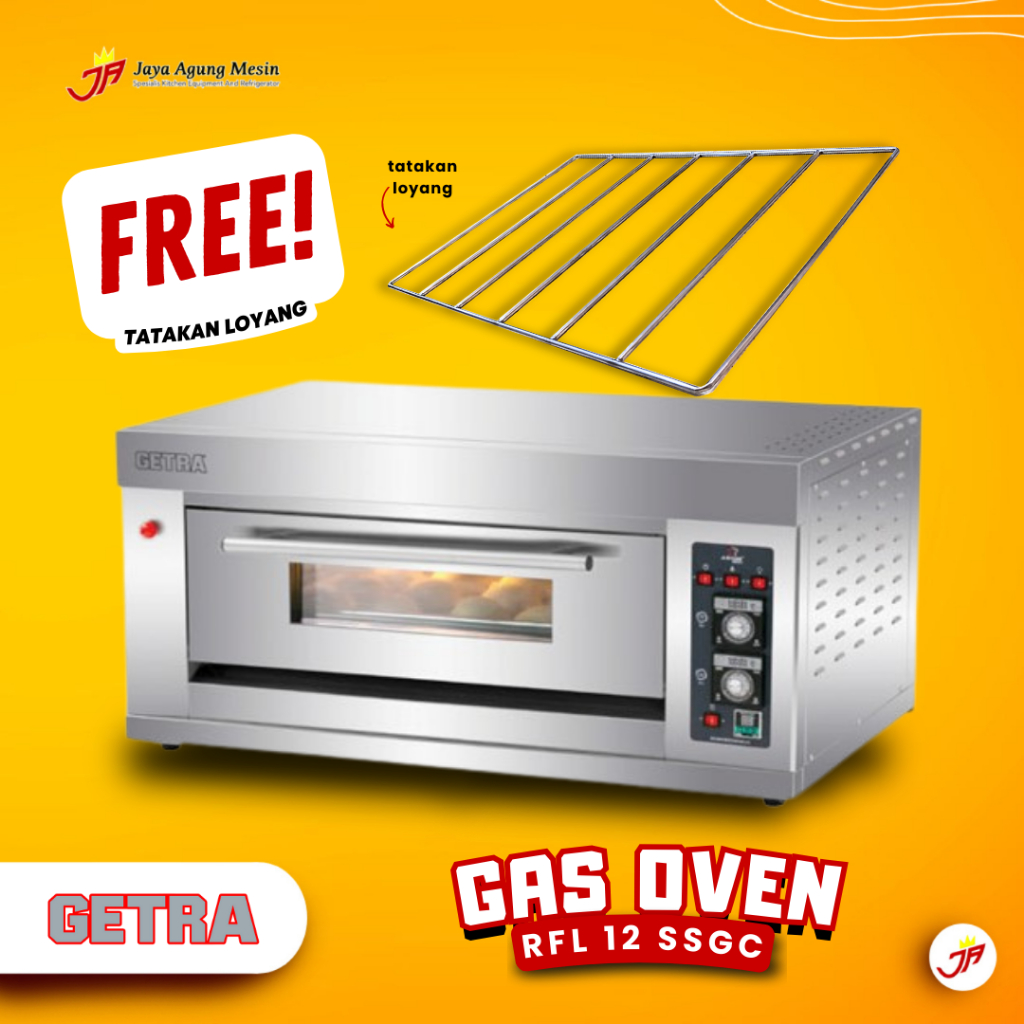 Jual Getra Gas Baking Oven /Oven Gas Otomatis RFL 12SSGC/Oven Gas Roti ...