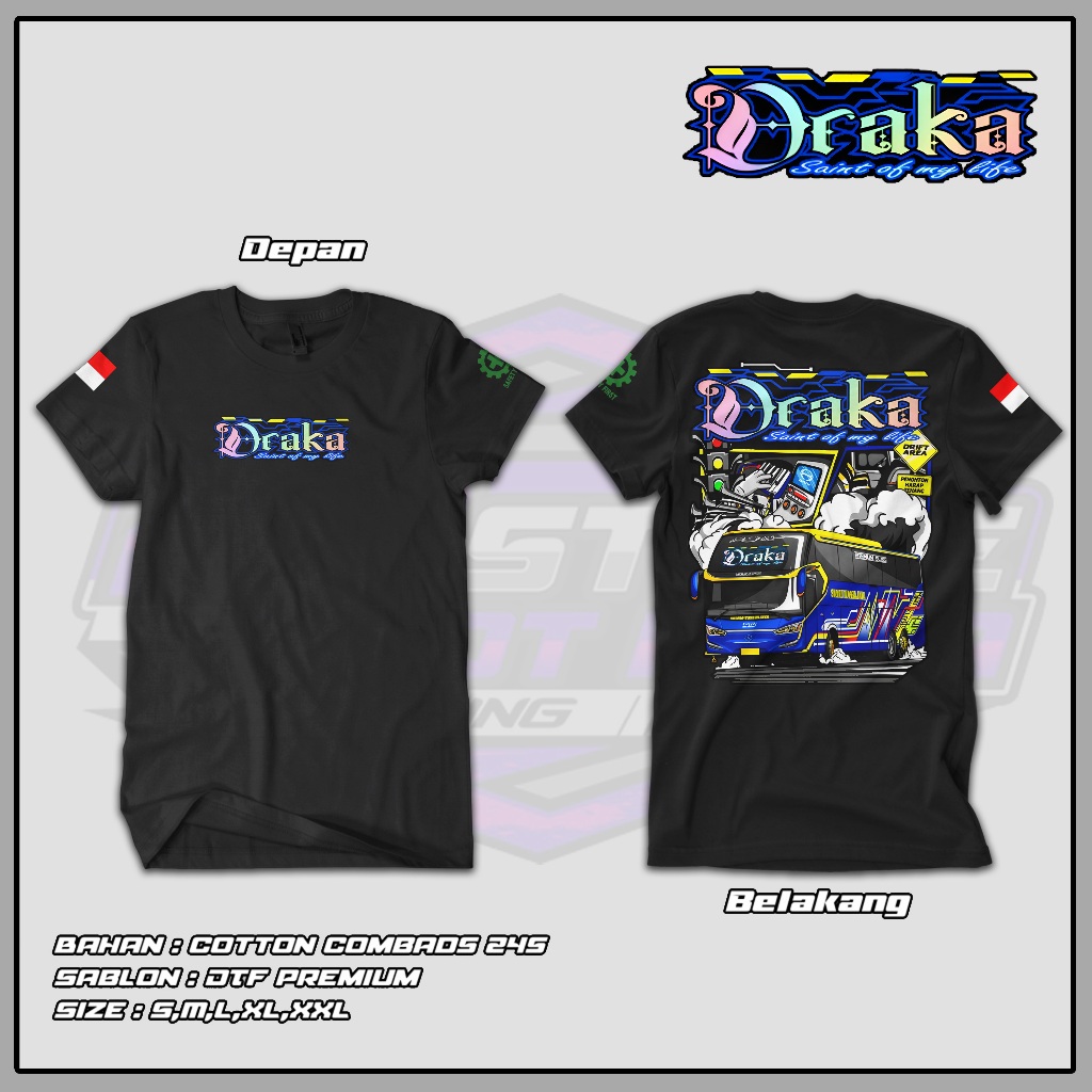Jual KAOS BUS - KAOS BUS DRAKA VOL.24 - KAOS BISMANIA - KAOS BUS ...