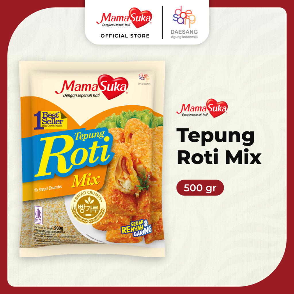 Jual MamaSuka - Tepung Roti Mix 500 gr | Shopee Indonesia