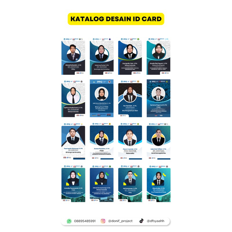 Jual Paket Id card PPG Prajabatan | Shopee Indonesia