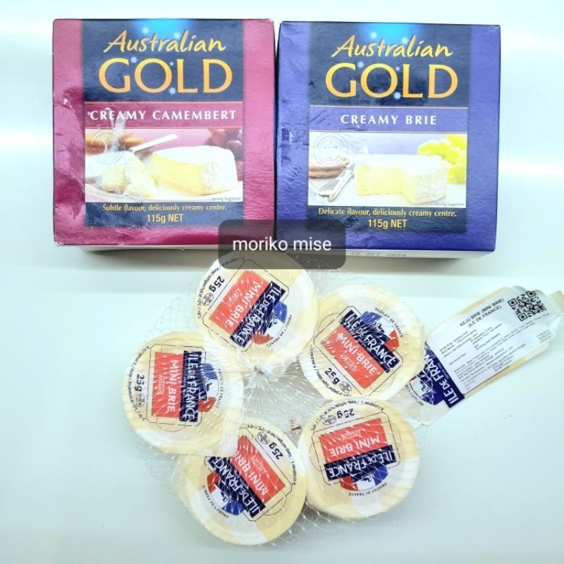 Jual ile de france PETIT BRIE cheese 125 gr / AUSTRALIAN GOLD CAMEMBERT ...