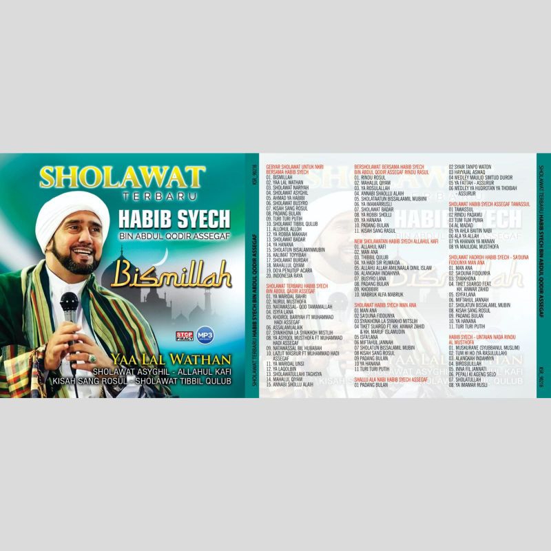 Jual Kaset Mp3 Audio Lagu Sholawat Terbaru Habib Syech Bin Abdul Qodir Assegaf Yaa Lal Wathan ...