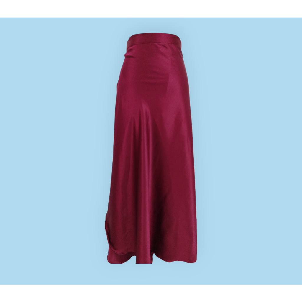 Jual Ro Lilit Rok Ikat Rok Wanita Rok Panjang Korea Style Satin Premium ...