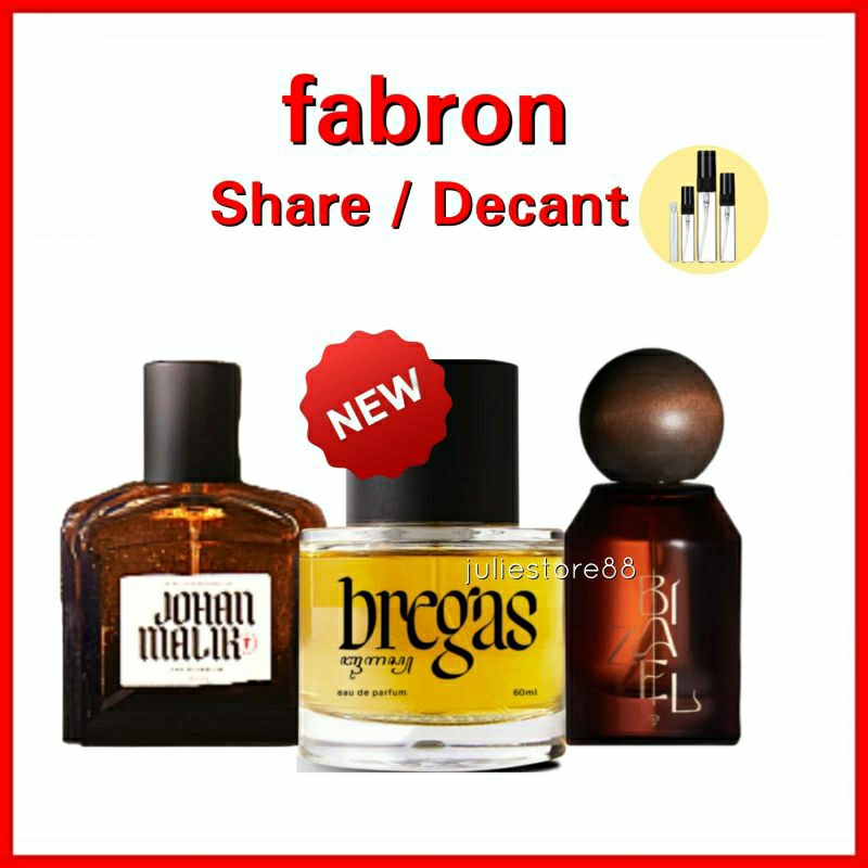 Jual (Share / Decant) FABRON Eau De Parfum Johan Malik Bregas Bizael ...