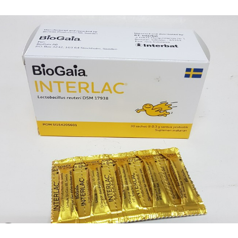 Jual INTERLAC SACHET | HARGA PER SACHET | PROBIOTIK SACHET SERBUK ...