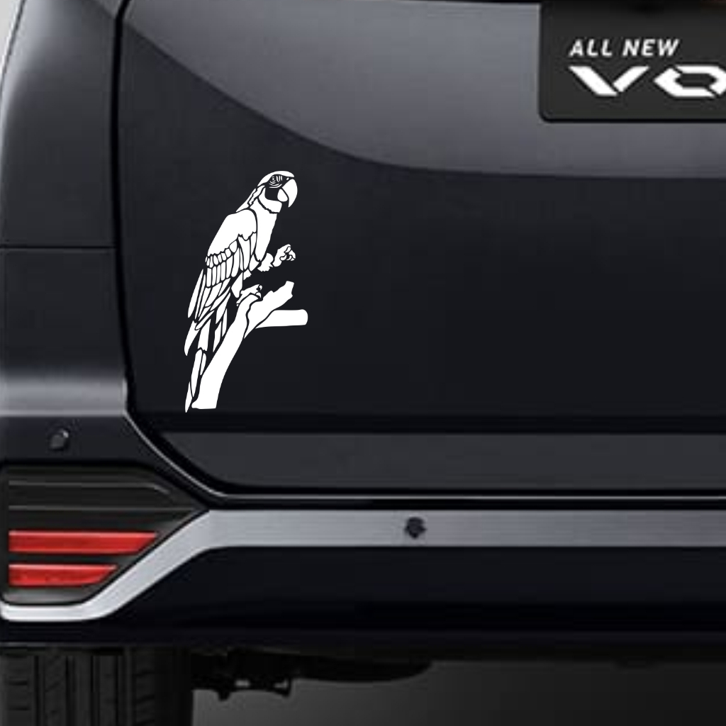 Jual cutting sticker mobil stiker burung unik langka stiker bagasi ...