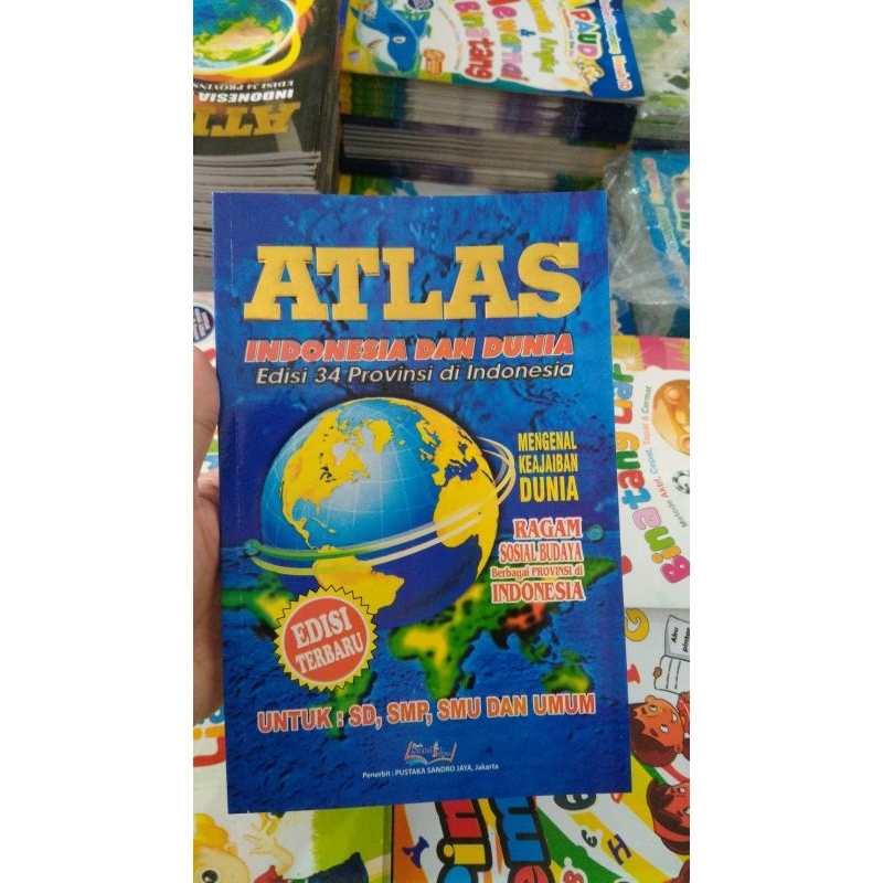 Jual BUKU ATLAS - ATLAS INDONESIA DAN DUNIA - ATLAS GLOBAL - ATLAS ...
