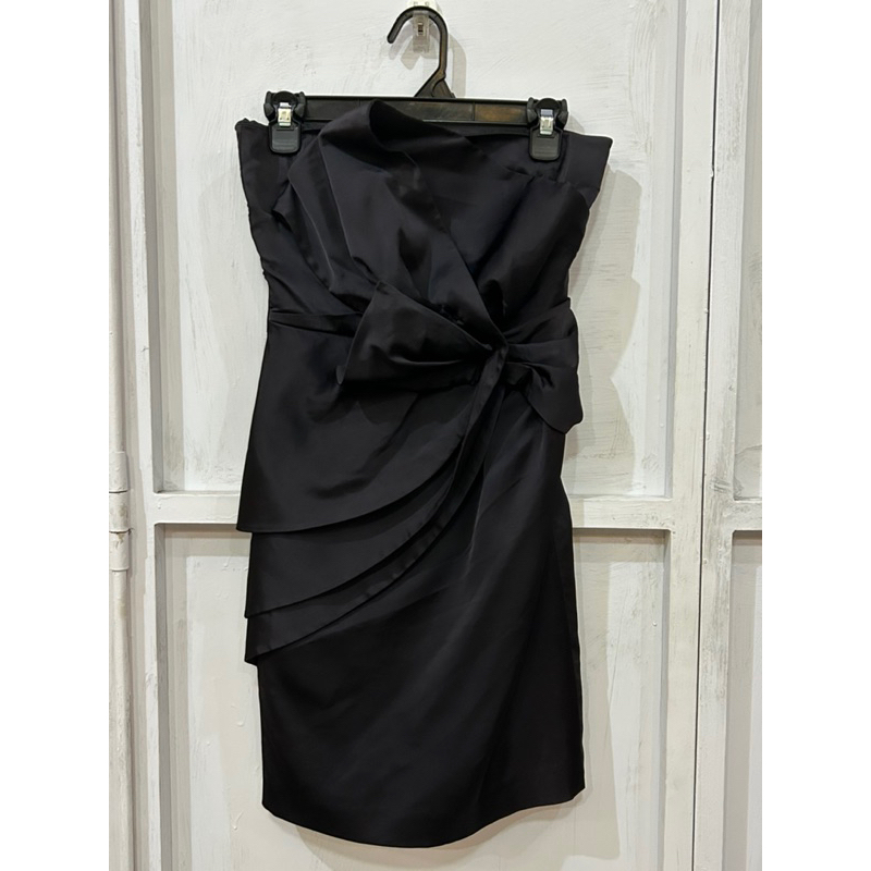 Jual 096 michaa prestige it michaa dress hitam kemben pita pl preloved ...