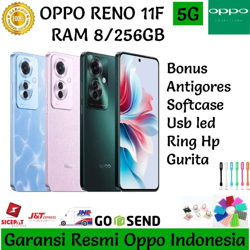 Jual OPPO RENO 11F 5G RAM 8/256GB GARANSI RESMI OPPO INDONESIA | Shopee Indonesia