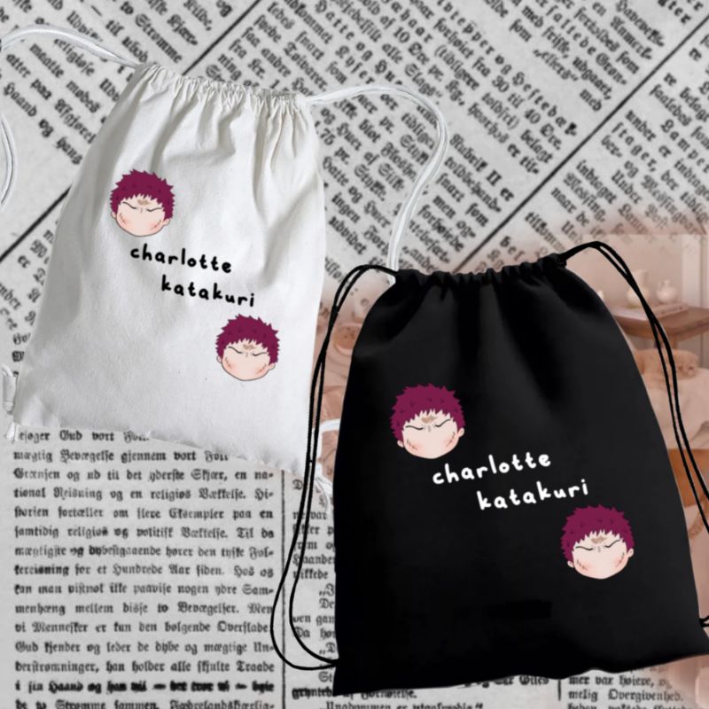 Jual tas tali serut Charlotte Katakuri stringbag onepiece charlotte ...