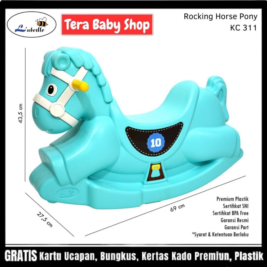 Jual Labeille KC 311 Rocking Horse Pony Perlengkapan Bayi Mainan Anak ...