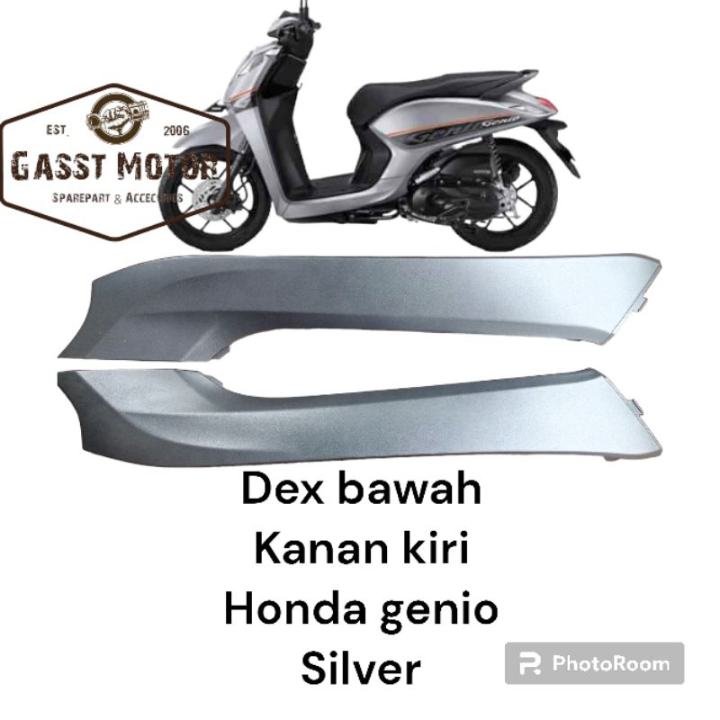 Jual Dek Bawah kanan&kiri Honda Genio Silver glossy | Shopee Indonesia